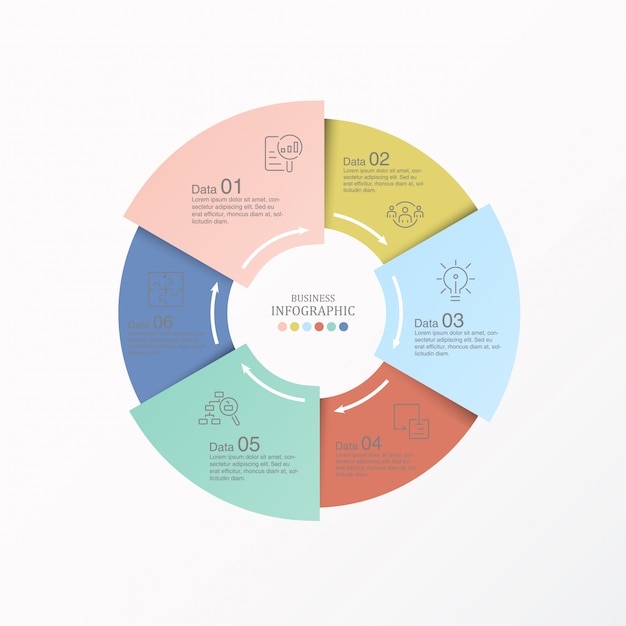 Vibrant Infographic Wheel with Colorful Segments | Jiffy Designs