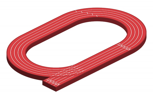 Sleek and Vibrant Running Track Design | Jiffy Designs