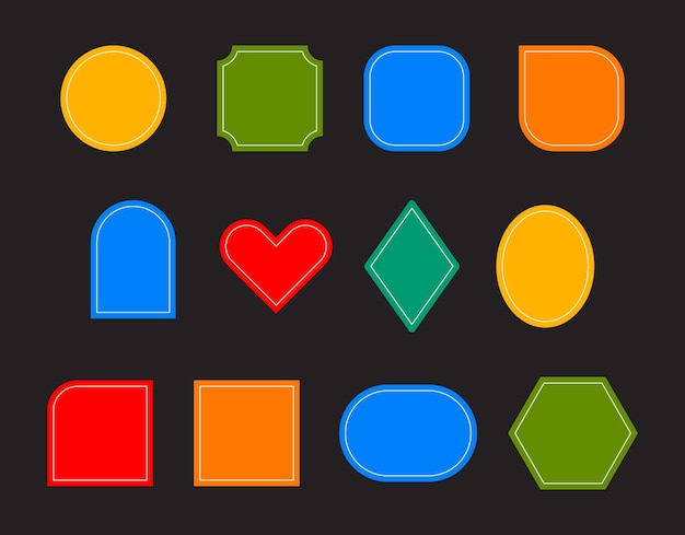 Vibrant Geometric Shapes in Primary and Complementary Colors | Jiffy ...