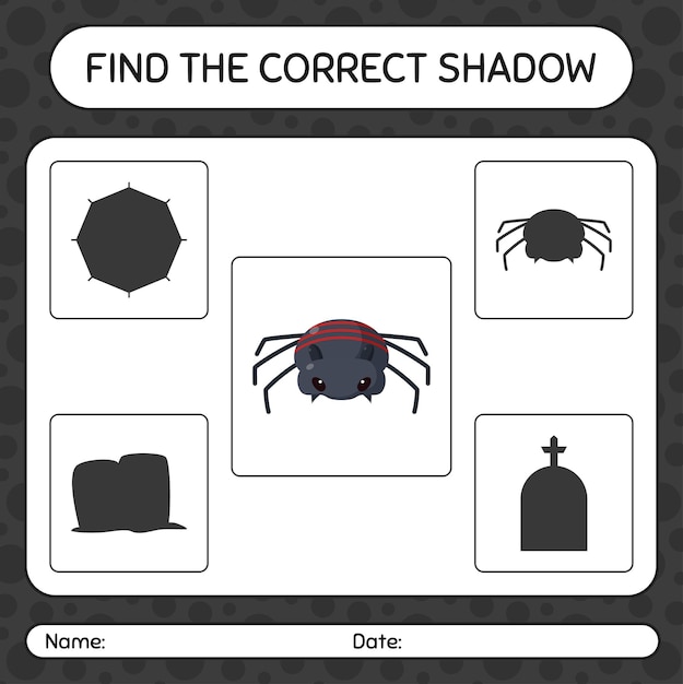 Creepy Crawly Shadows: Match the Spooky Silhouettes | Jiffy Designs