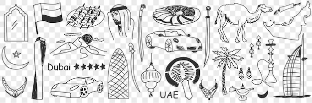 Vibrant Illustrations Capturing the Essence of Dubai and UAE | Jiffy ...
