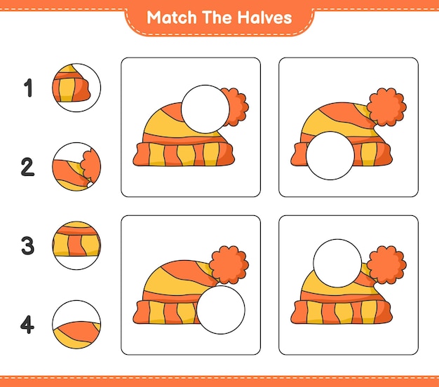 Cozy Winter Hats: Matching Game for Kids | Jiffy Designs