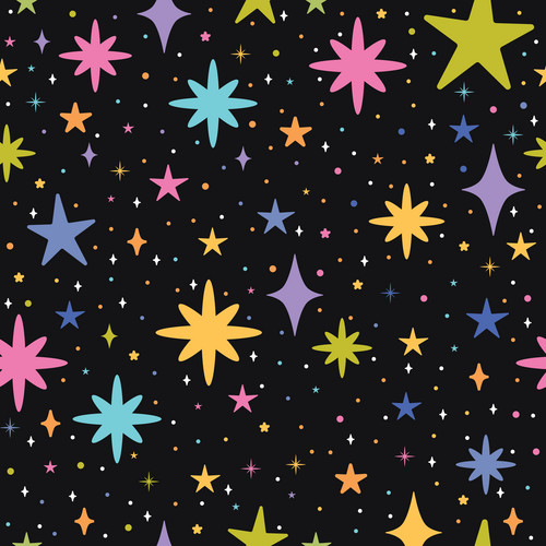 Outerspace Star Field Vector Illustration Pattern Seamless | Jiffy Designs