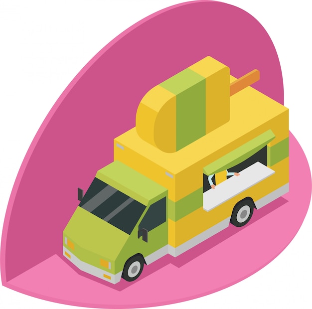 Vibrant Retro Camper Van with Colorful Geometric Shapes | Jiffy Designs