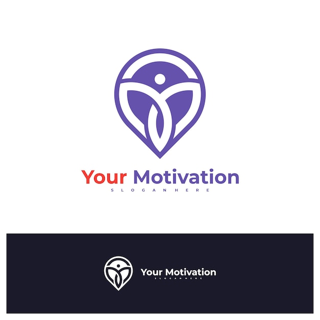 Motivational Emblem with Vibrant Colors and Inspiring Symbol | Jiffy ...