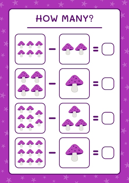 Counting Mushrooms: A Fun Math Activity for Kids | Jiffy Designs