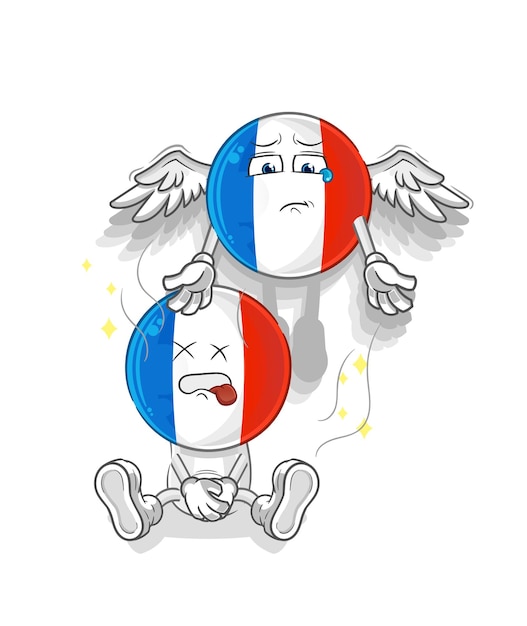 Winged French Flag Emoji Expressing Distress | Jiffy Designs