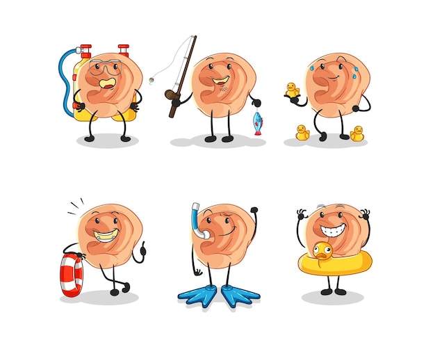 Delightful Bagel Mascot Collection - Diverse Cartoon Characters | Jiffy ...