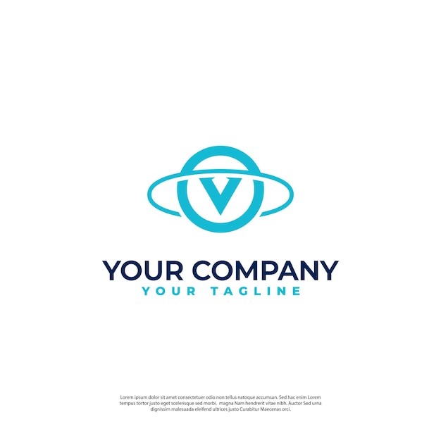 Vibrant Cosmic V Logo for Modern Business | Jiffy Designs