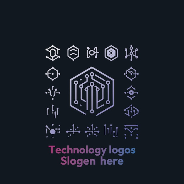 Minimalist Geometric Symbols and Shapes Forming Tech Logos | Jiffy Designs