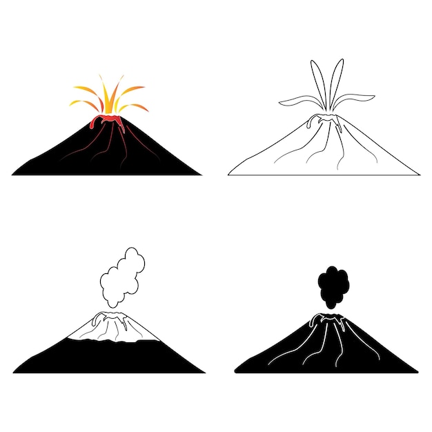 Dramatic Volcanic Eruptions: Fiery Peaks and Billowing Plumes | Jiffy ...