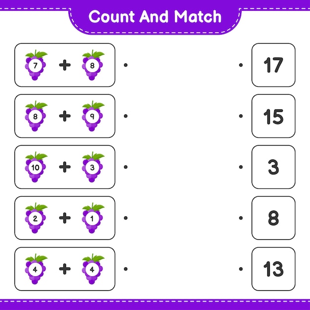 Vibrant Grape Clusters: A Playful Math Activity | Jiffy Designs