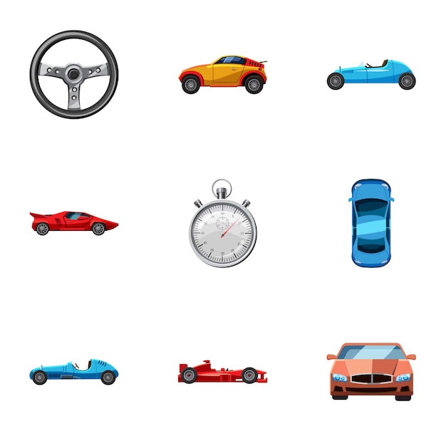 Vibrant Collection of Iconic Retro Racing Car Designs | Jiffy Designs