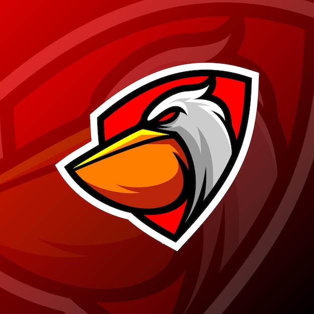 Fierce Falcon Emblem: A Dynamic Mascot Design | Jiffy Designs