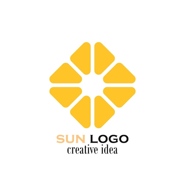 Vibrant Sun-Inspired Logo Design with Radiant Rays | Jiffy Designs