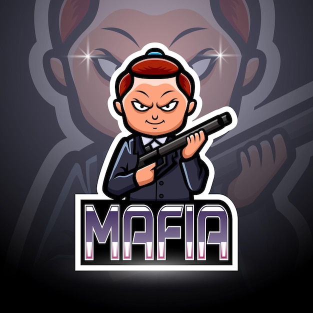 Stylized Mafia Gangster Character with Weapon | Jiffy Designs