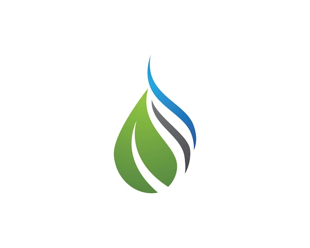 Vibrant Leaf-Inspired Emblem with Flowing Curves | Jiffy Designs