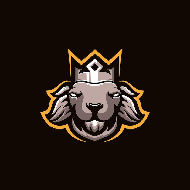 Majestic Lion King Emblem with Regal Crown | Jiffy Designs