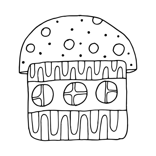 Whimsical Mushroom Illustration with Geometric Patterns | Jiffy Designs