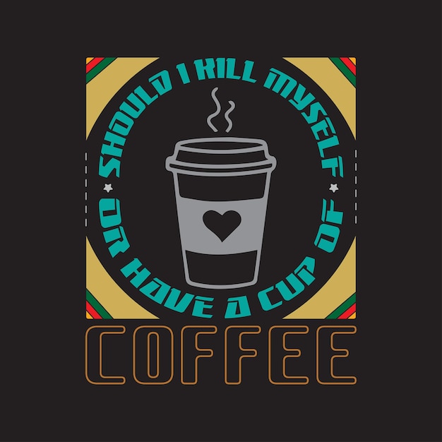 Vibrant Retro Coffee Cup with Inspiring Typographic Design | Jiffy Designs