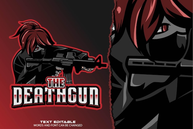 Fierce and Formidable: The Deathgun Esports Logo | Jiffy Designs