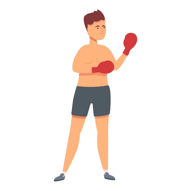 Determined Boxer Stands Ready for the Fight | Jiffy Designs