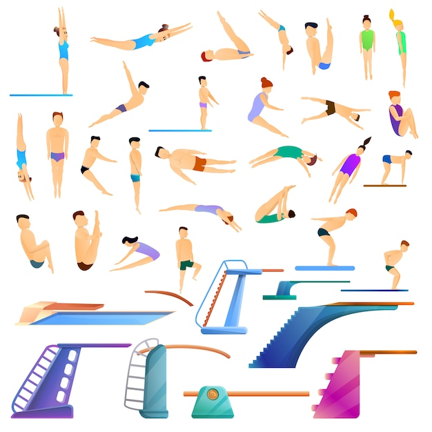 Vibrant geometric shapes and yoga poses illustration collection | Jiffy ...