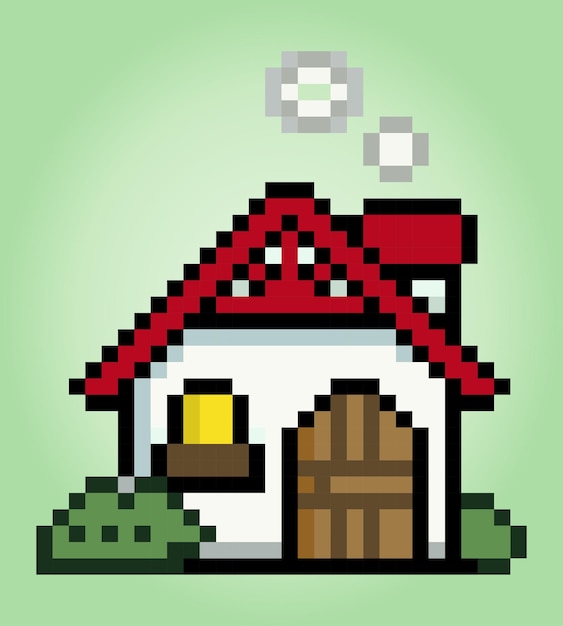 Charming Pixel Art Cottage with Cozy Ambiance | Jiffy Designs
