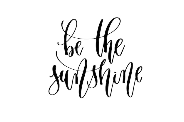 Radiant Handwritten Lettering Celebrates the Sunshine | Jiffy Designs