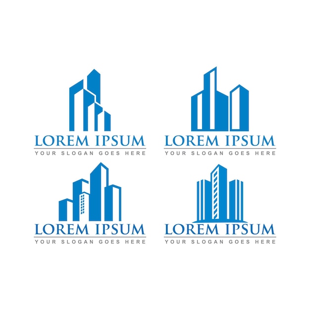 Versatile Collection of Modern Architectural Cityscape Logos | Jiffy ...