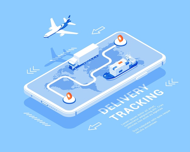 Airplane Tracking on Mobile Device with Location Markers | Jiffy Designs