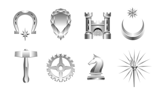 Enchanting Silver Symbols: A Captivating Collection of Iconic Designs ...