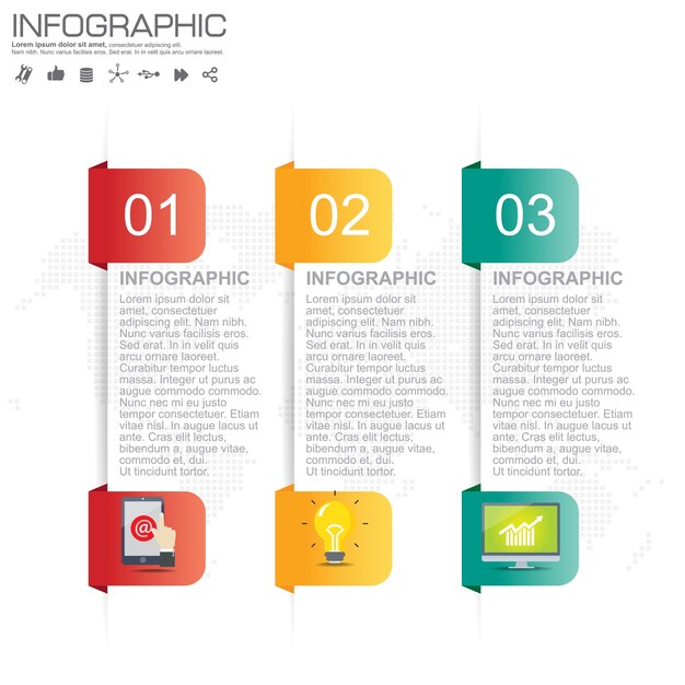 Vibrant Infographic with Numbered Sections and Distinct Icons | Jiffy ...