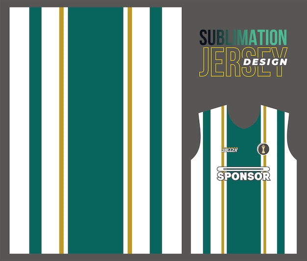 Vibrant Striped Jersey Design for Sports Sponsorship | Jiffy Designs