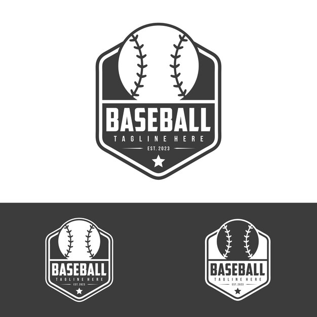 Black and White Baseball Badge with Classic Stitching Detail | Jiffy ...
