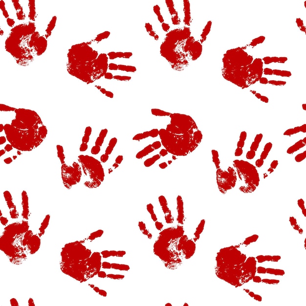 Vibrant Handprint Pattern: A Striking Collection for Diverse ...