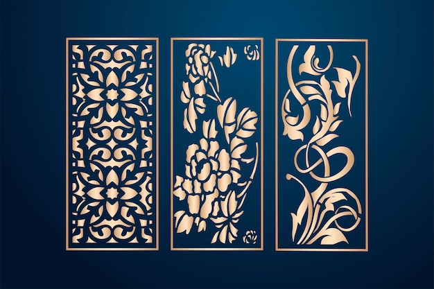 Elegant Floral Cutout Panels in Ornate Patterns | Jiffy Designs