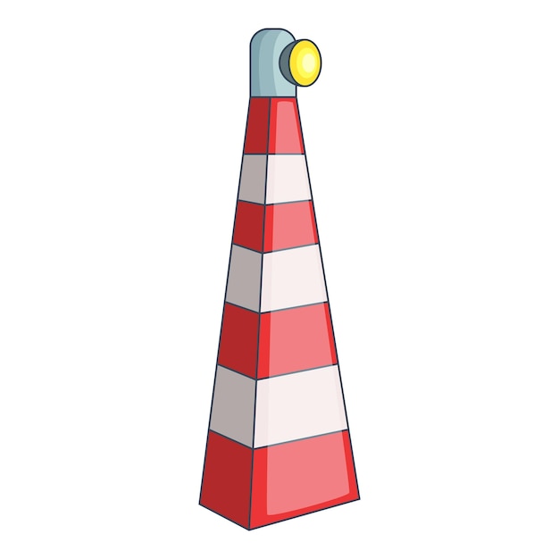 Vibrant Striped Beacon Tower with Illuminating Light | Jiffy Designs