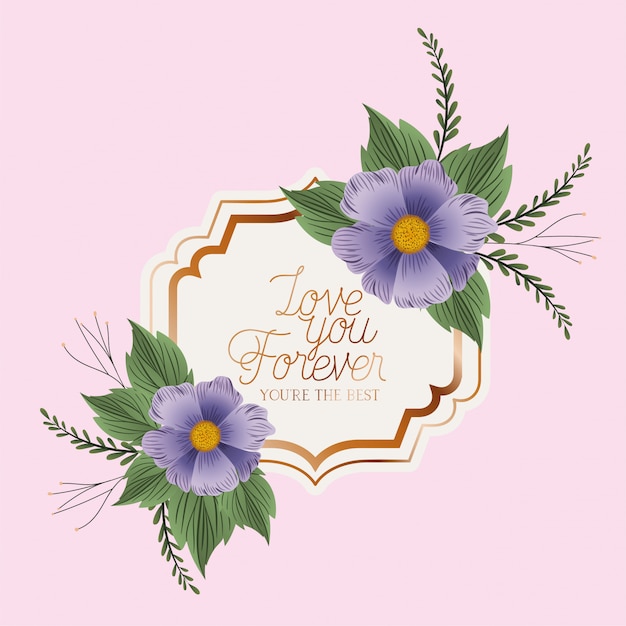 Elegant Floral Frame with Heartfelt Message | Jiffy Designs
