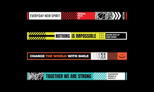 Vibrant Motivational Banners with Inspiring Slogans and Graphics ...