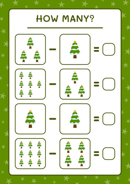 Counting Christmas Trees: A Fun Visual Puzzle | Jiffy Designs