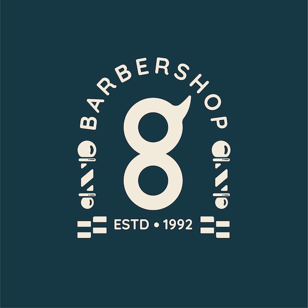 Iconic Barber Shop Logo with Vintage Flair | Jiffy Designs