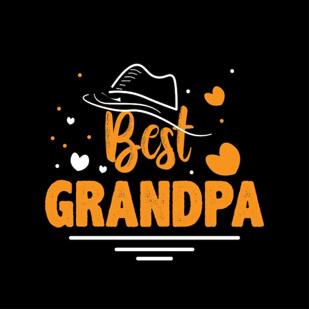 Heartwarming Tribute to the Best Grandpa with Cowboy Hat | Jiffy Designs