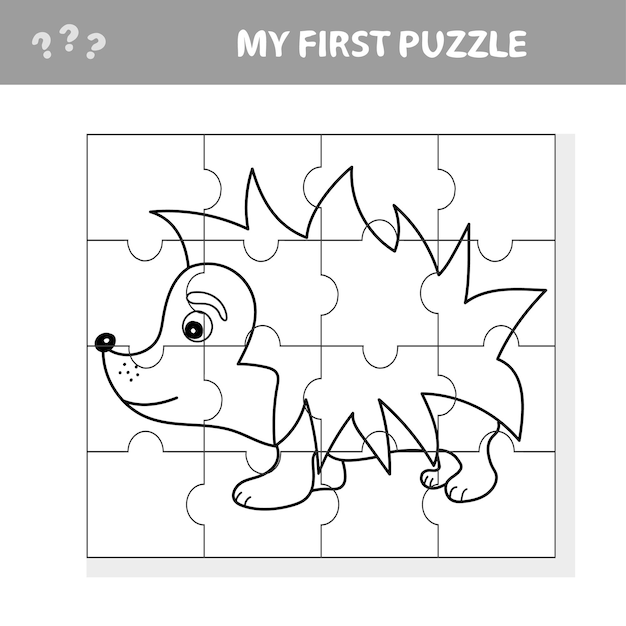 Playful Hedgehog Puzzle for Young Minds | Jiffy Designs