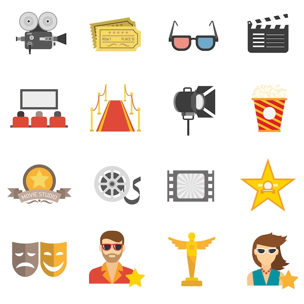 Iconic Movie Symbols: A Vibrant Cinematic Celebration | Jiffy Designs