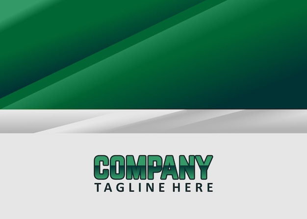 Vibrant Green Geometric Shapes with Company Tagline | Jiffy Designs