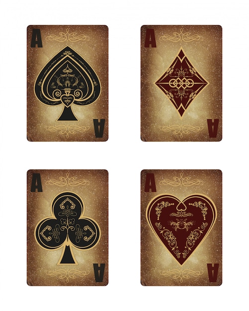 Vintage Ornate Playing Card Collection with Intricate Designs | Jiffy ...