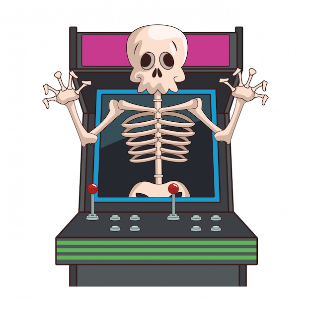 Spooky Skeleton Arcade Game | Jiffy Designs