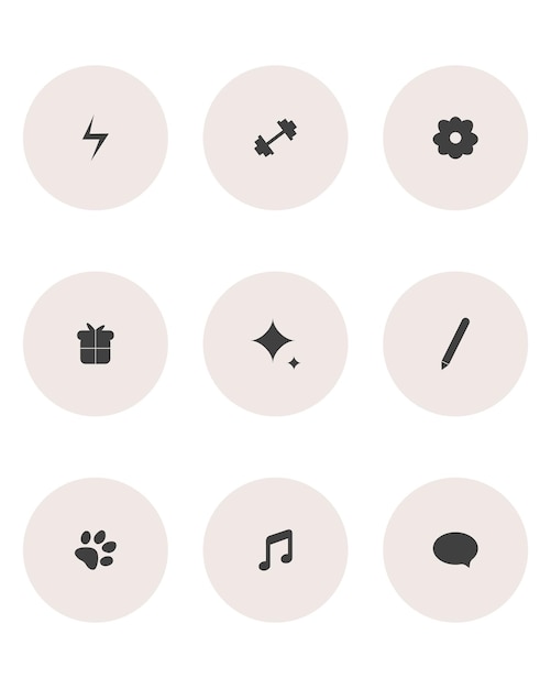 Minimalist Monochrome Icons: Simplistic Symbols for Modern Design ...
