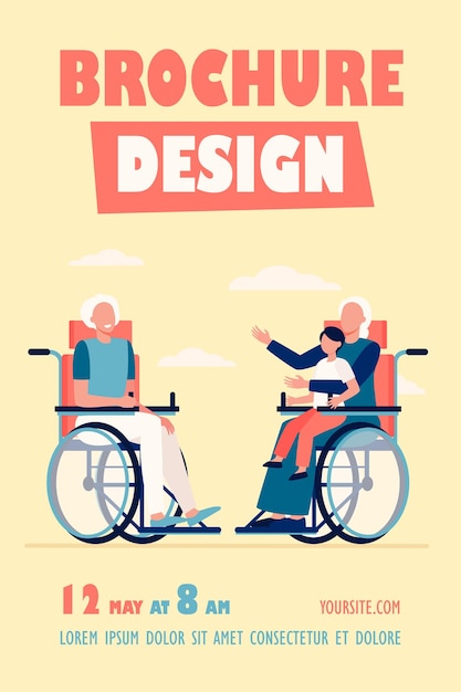Vibrant Brochure Design Event with Wheelchair Users | Jiffy Designs